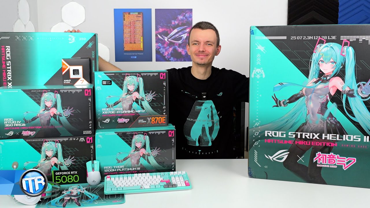 ASUS ROG x Hatsune Miku 🎶 - Das komplette Setup! 📦 (Unboxing) - YouTube