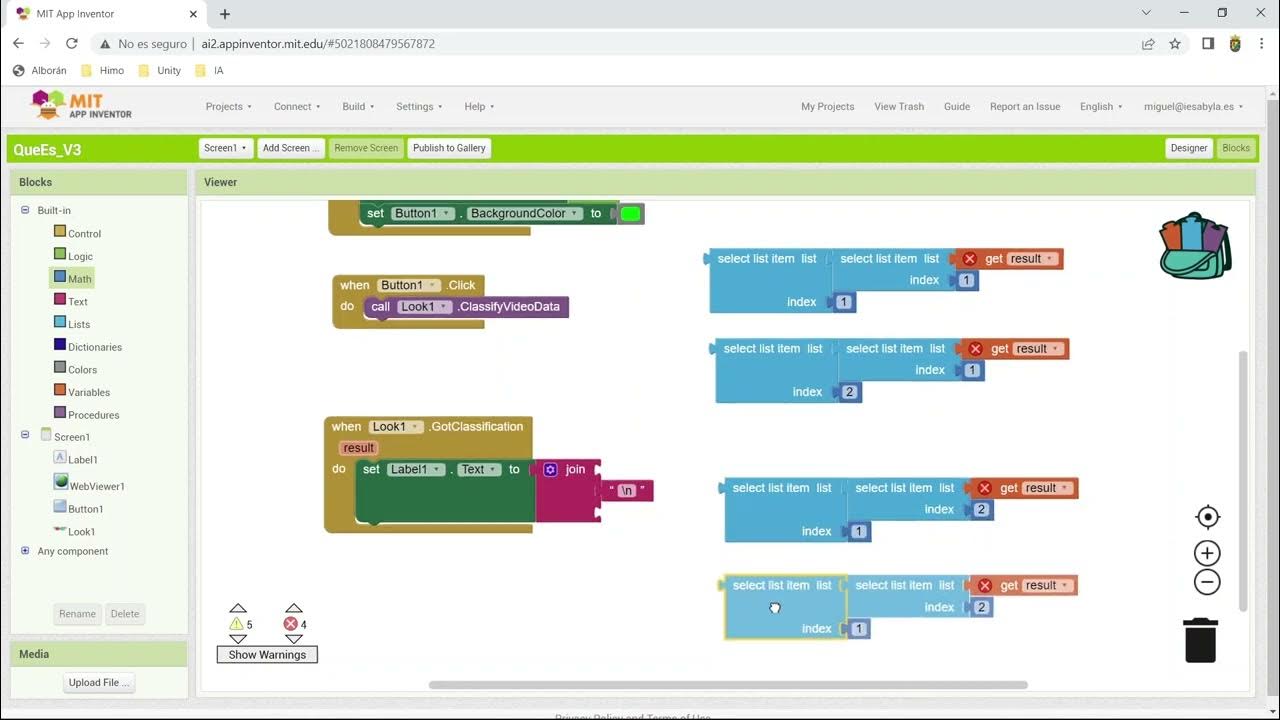 Inteligencia Artificial y App Inventor: Qué Es? V3 - YouTube
