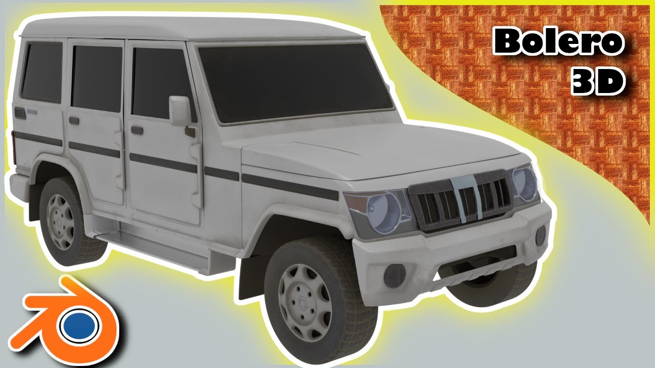 mahindra bolero old 3d model - YouTube