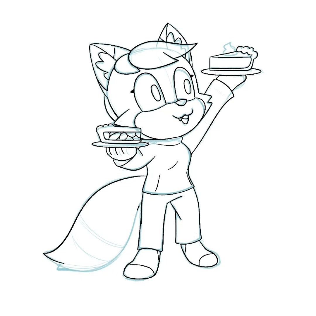 Cinder Pies #arttimelapse #vtuber - YouTube