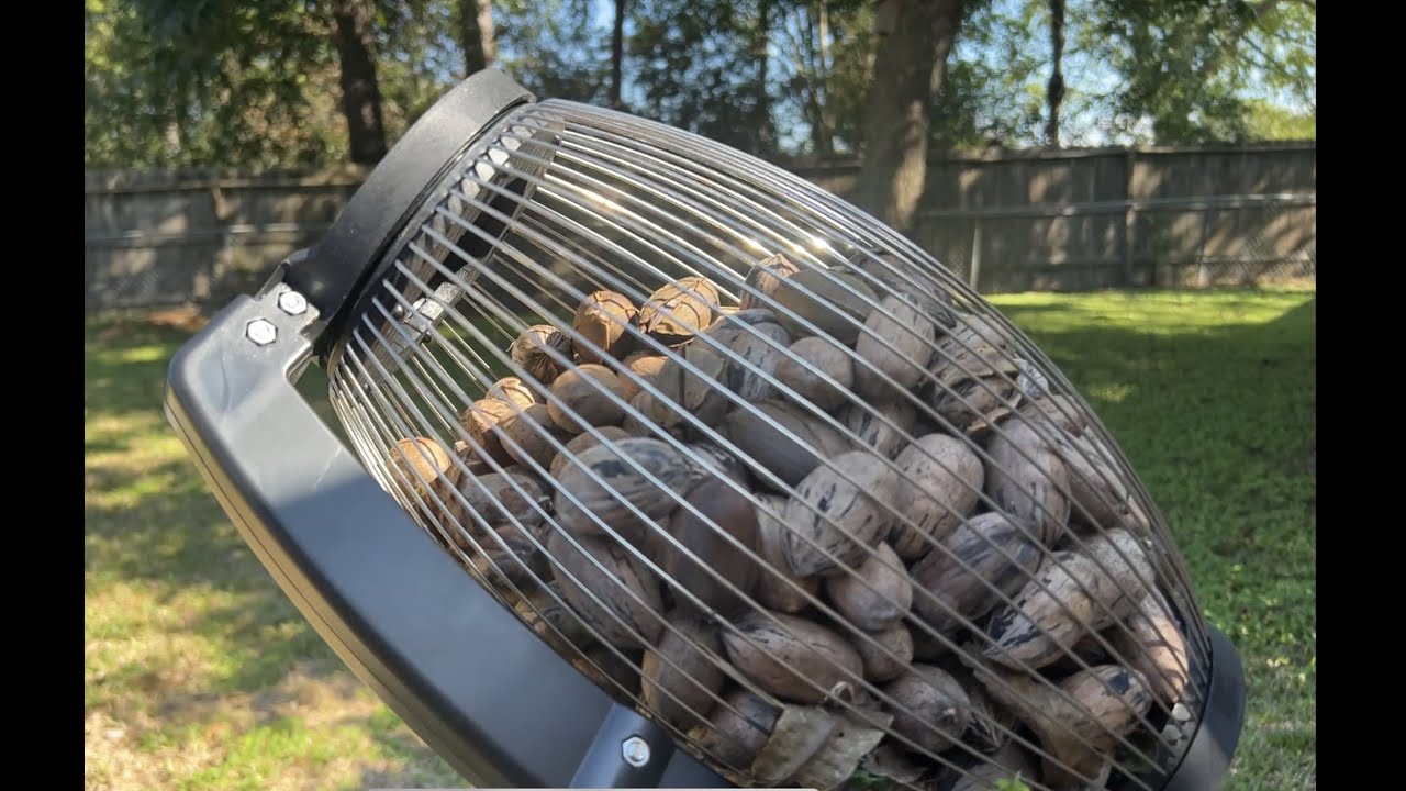 Nut Gatherer rolling picker for pecans, acorns, walnuts …. - YouTube