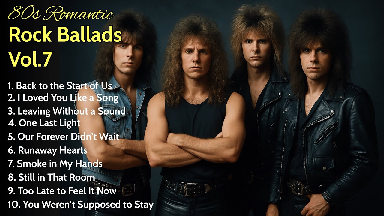 [The best 80s Romantic Rock Ballads Vol.7] Rock | Ballad | Sleep | Soft ...