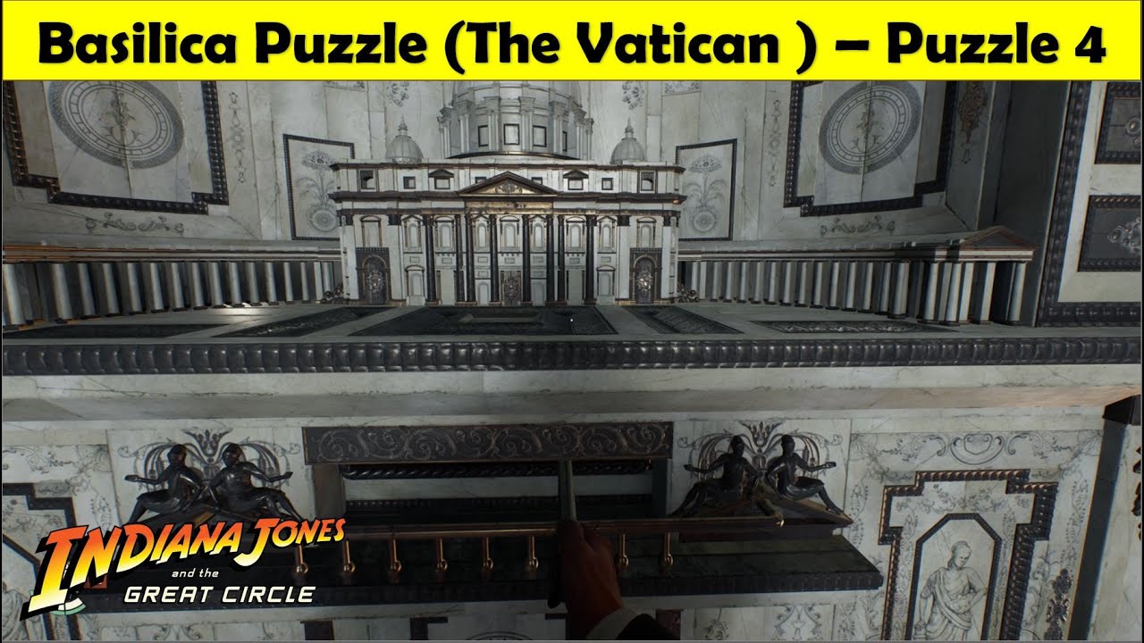 Indiana Jones and the Great Circle - How to Solve Basilica Puzzle - YouTube