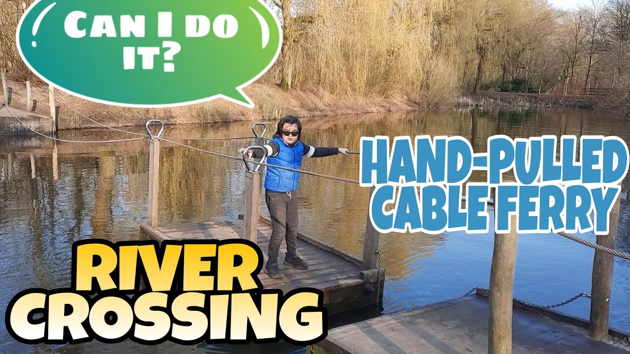RIVER CROSSING BY HAND-PULLED CABLE FERRY| Froilan's World #adventure # ...