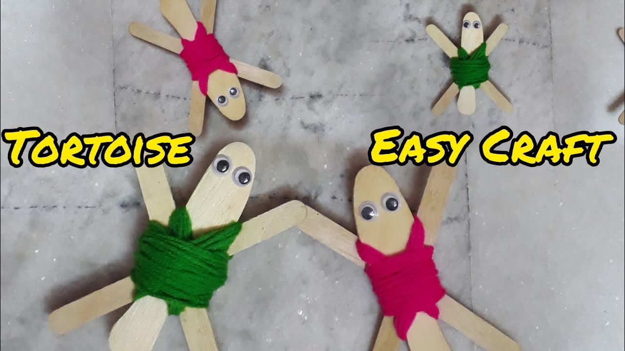 Easy Craft for Kids||How to make Tortoise - YouTube