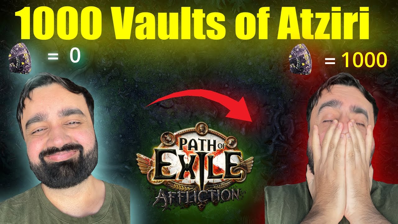 I ran 1000 Vaults of Atziri Maps. - YouTube