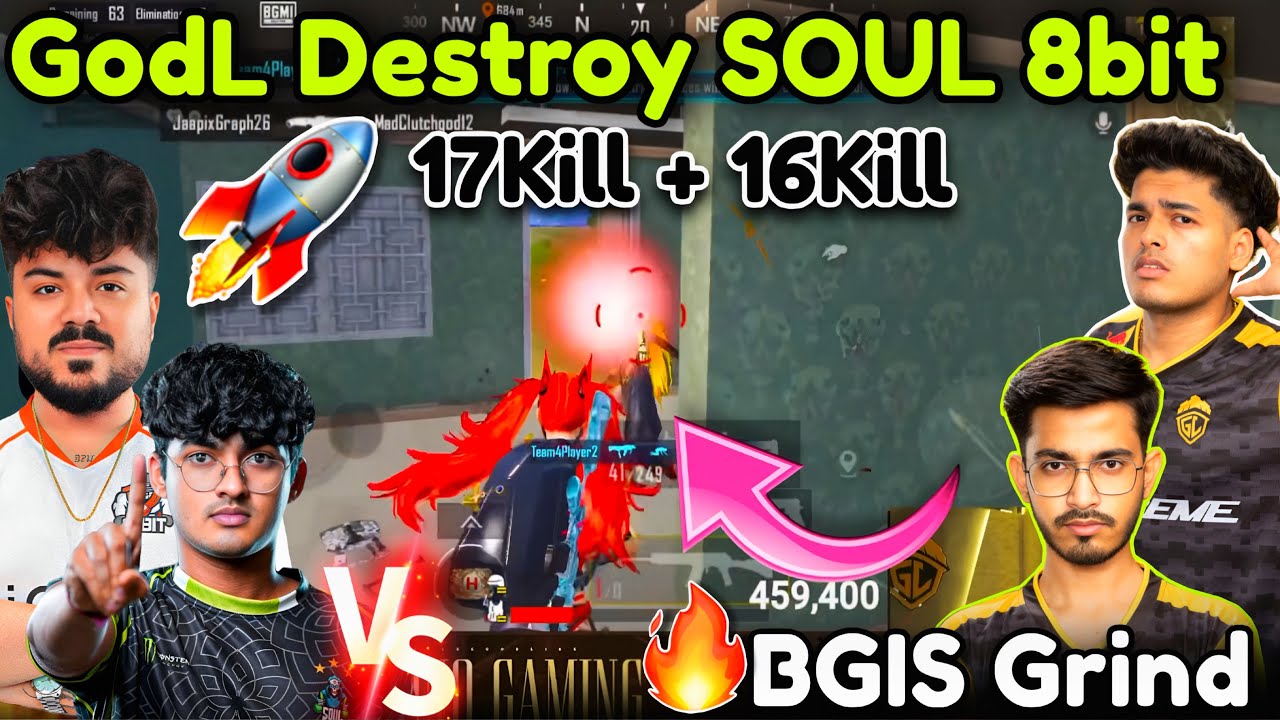 🇮🇳GODL Destroy SOUL in Seconds🚀💦 17Kill + 16Kills Pure Domination 🥶 ...