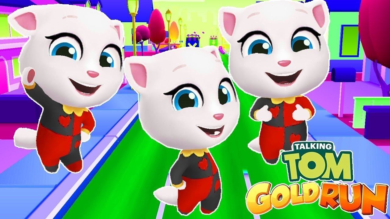 Talking Tom Gold Run - Carnival Angela Color - Gameplay Android,iOS ...