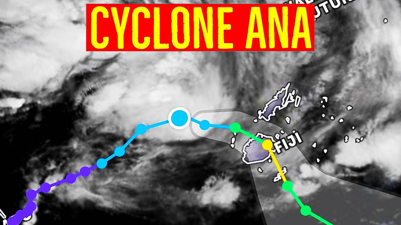 Tropical Cyclone Ana to make landfall near Viti Levu , Fiji in 24 hours ...