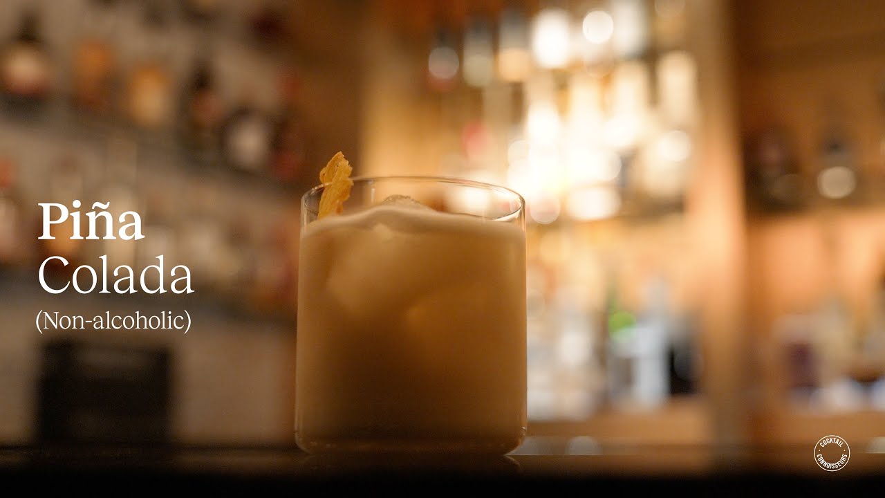 How to make a Piña Colada (Non-alcoholic) | Cocktail Connoisseurs - YouTube