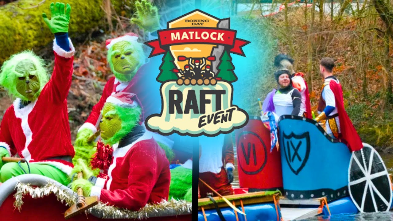 BOXING DAY BOAT RACE | MATLOCK RAFT EVENT 2024 - YouTube