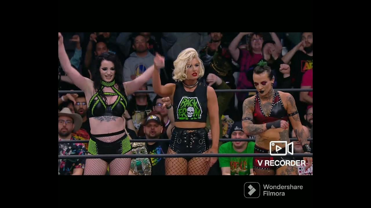 Ruby Soho Turns Heel Joins Saraya And Toni Storm The Aew Outsiders Lets Go - YouTube