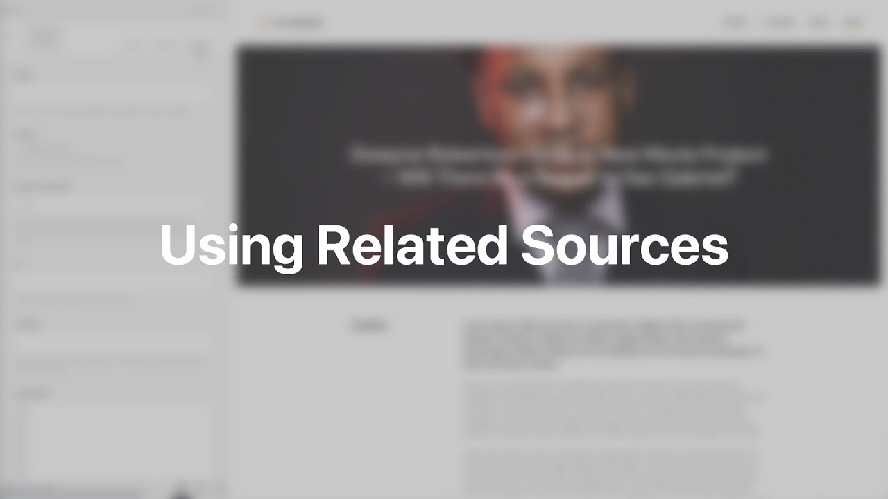 Using Related Sources | YOOtheme Documentation (WordPress) - YouTube