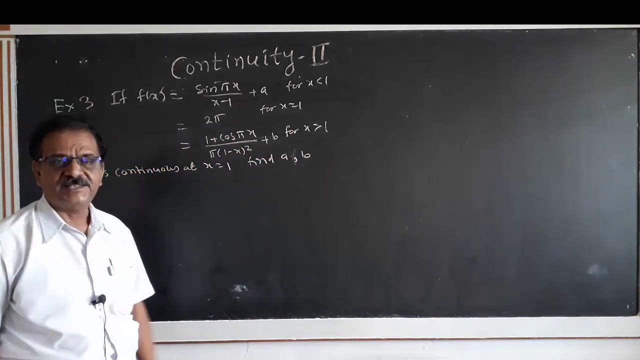 XII | Mathematics|Continuity of a function at a point using Left and ...