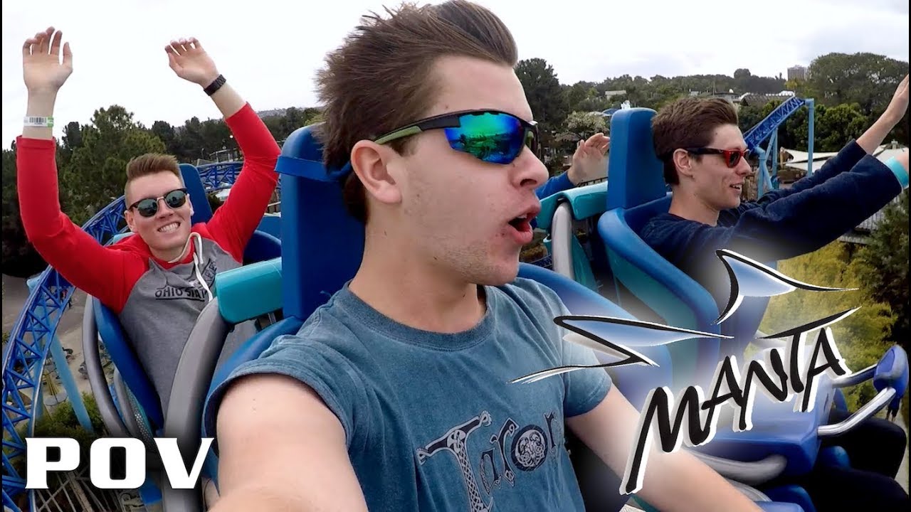 Riding Manta at SeaWorld San Diego! Rider Cam POV - YouTube