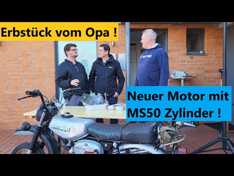 Erbstück vom Opa ! Simson MS 50 Sperber Zylinder und Einbau neuer Motor in S51 Enduro V-Max ?