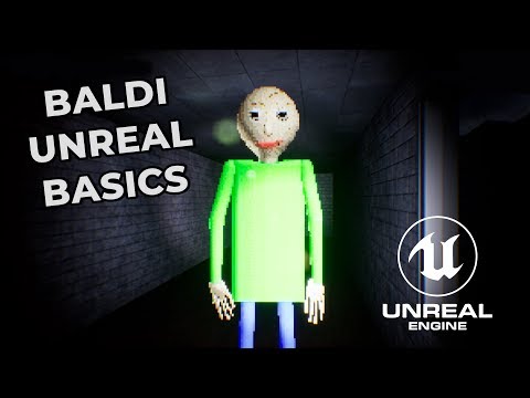 GECE YARISI OKULDAYIZ! - Baldi's Unreal Basics (Remake)