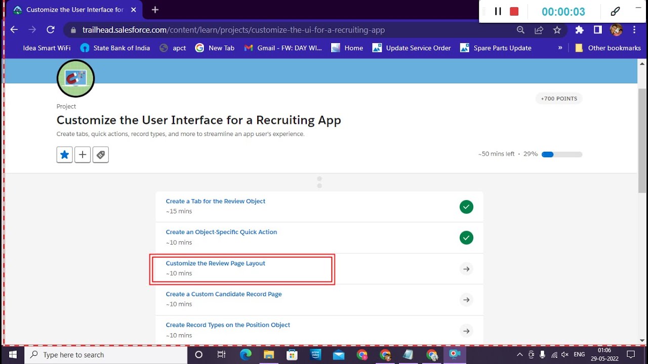 Customize the Review Page Layout | Customize the User Interface for a ...
