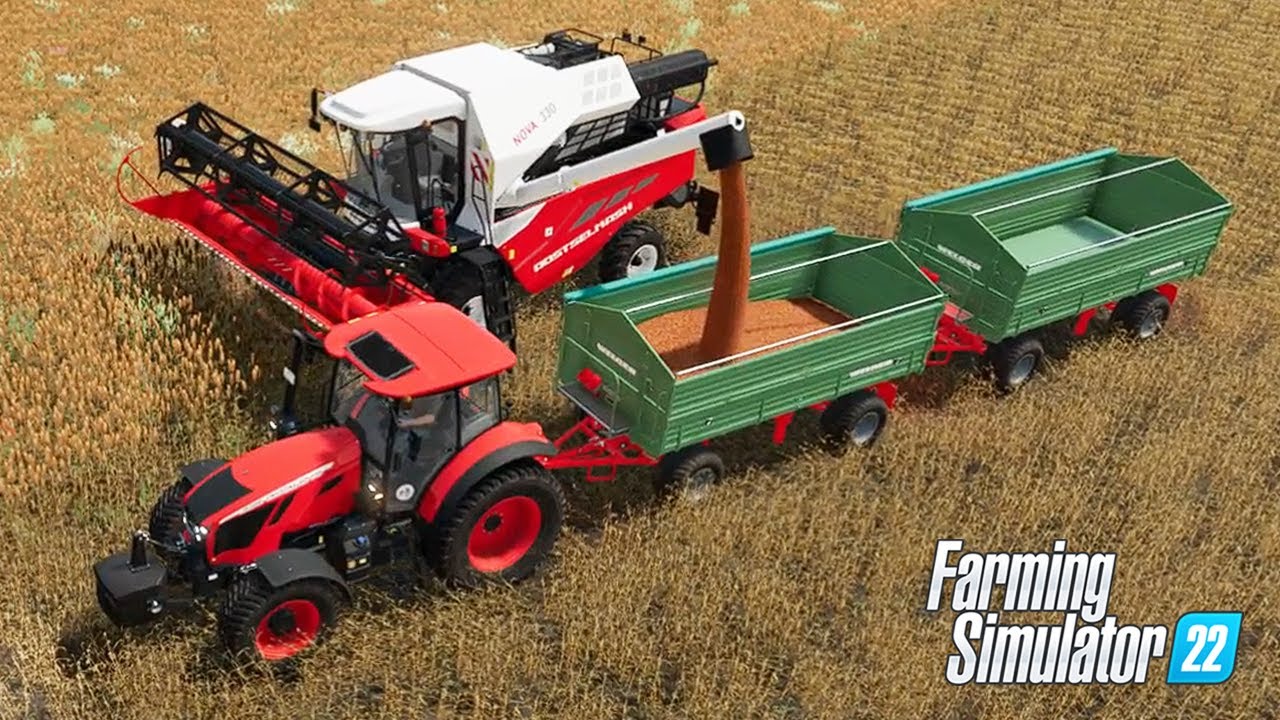 Smallest Harvester: Rostselmash NOVA 330 | Sorghum Harvest | Farming ...