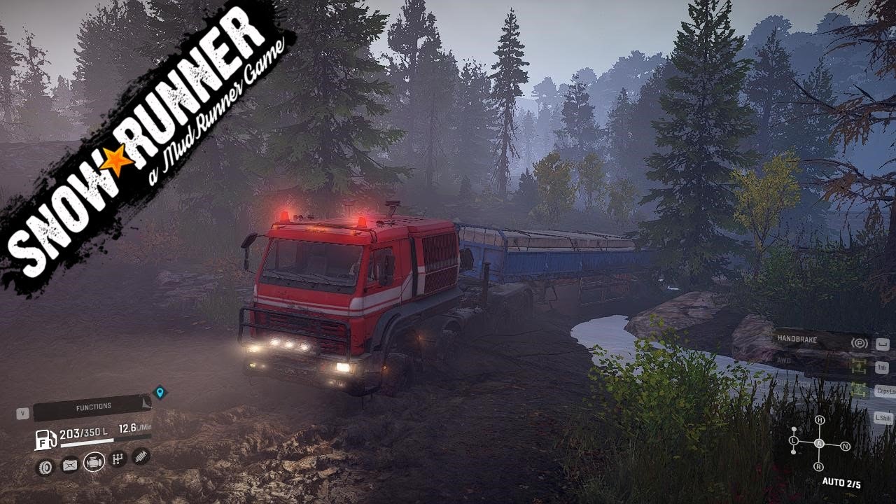 SnowRunner Task Zimnegorsk Bridge Recovery Taymyr Zimnegorsk - Quarry ...