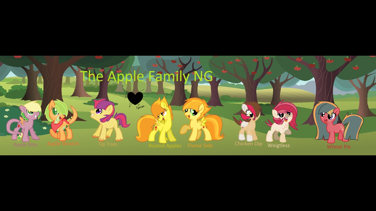 mlp speedpaint- the Apple family NG - YouTube