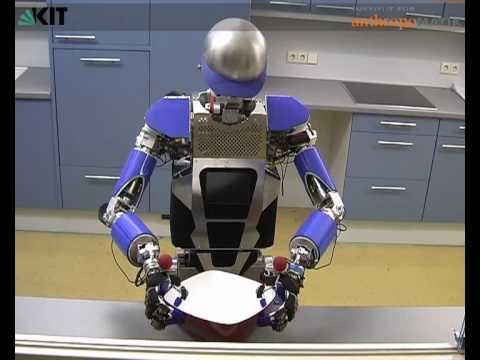 Humanoid Robot ARMAR-IIIa: Dual Arm Manipulation - YouTube