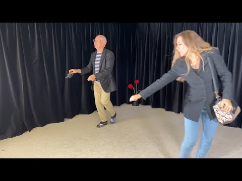 Ruby & Glenn take their poodles for a walk (tap dance) - YouTube