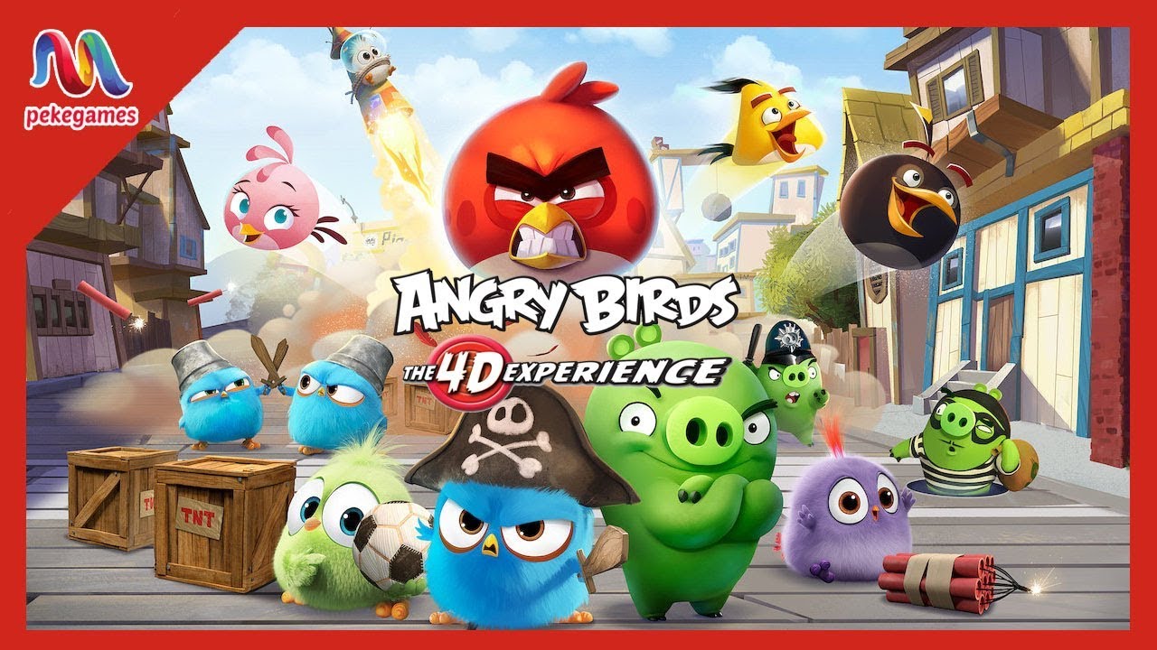 Angry Birds 4D Experience Pelicula Completa - YouTube