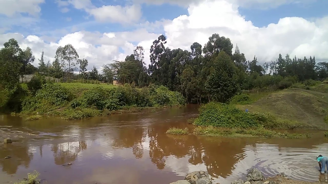 River ndarugo at Nakuru posta - soimet - Kapkures submerged bridge ...