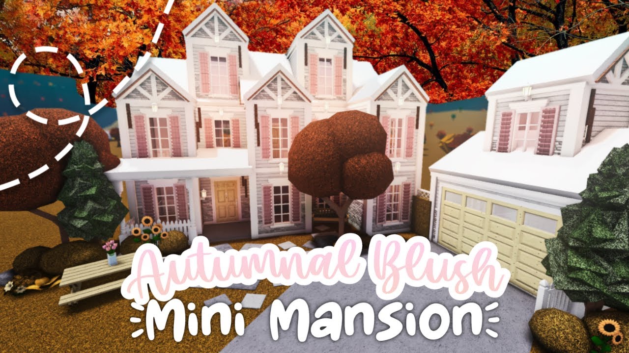 Autumnal Blush Two Story Mini Mansion I Part 1 I Exterior I Bloxburg ...