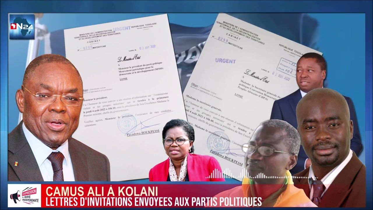 CAMUS ALI : IL NE FAUT PAS ACCEPTER HUMILIER LE TOGO AVEC CETTE ...