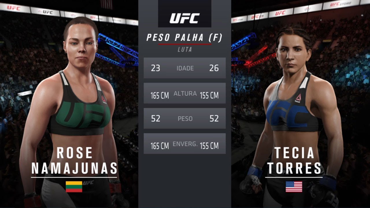 ROSE NAMAJUNAS VS TECIA TORRES 16/04/16 UFC FIGHT NIGHT - YouTube