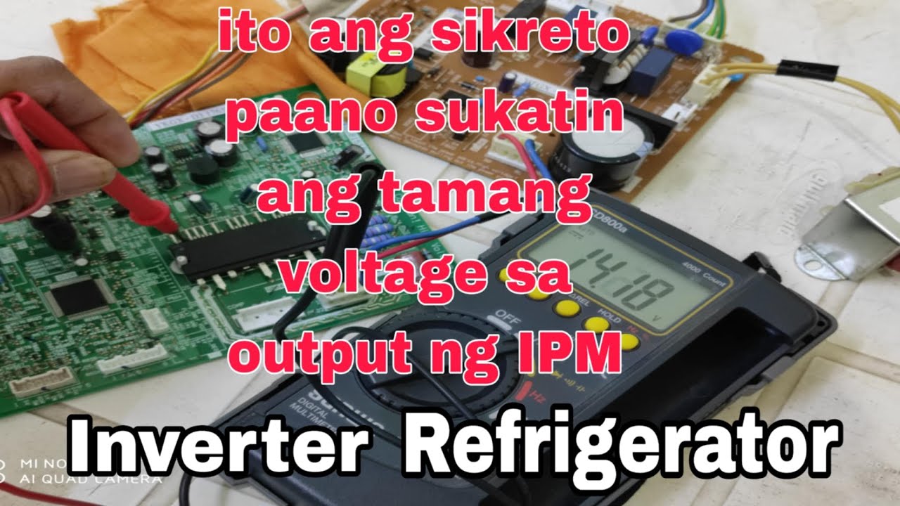 How to measure the exactly voltage output of IPM in inverter ...