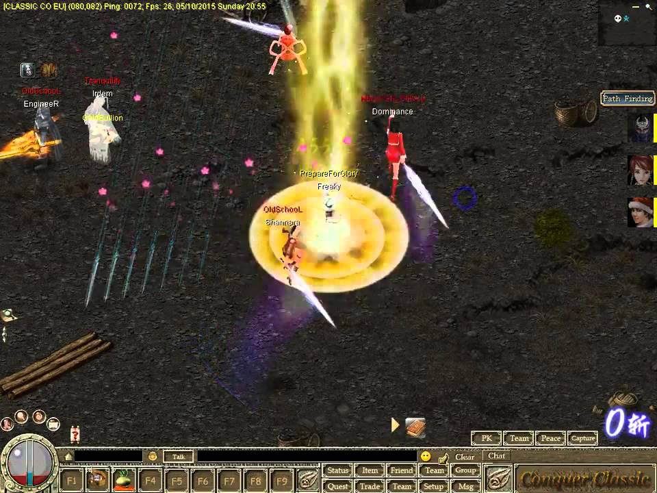 Conquer Online GuildWar playing in Jail Fires Likes me alot - YouTube