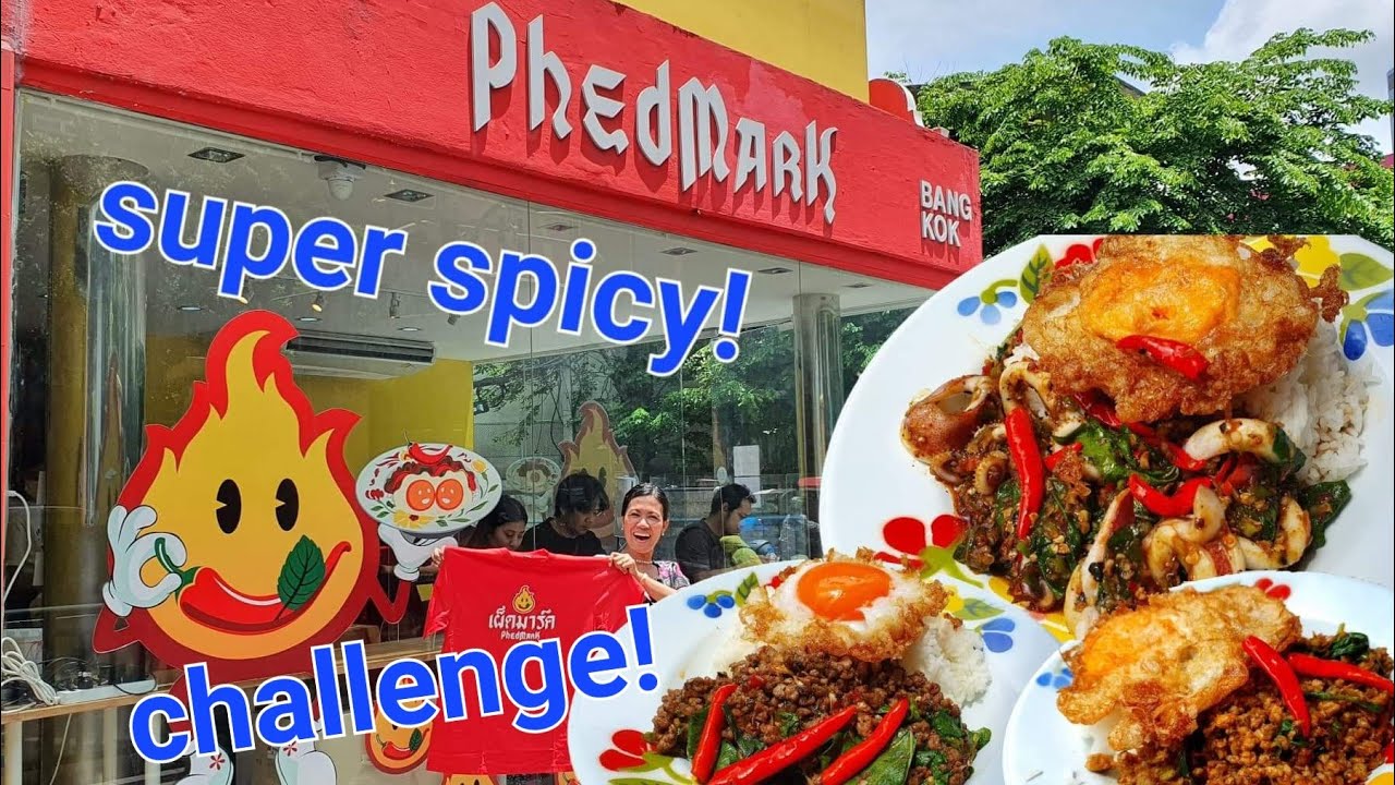 THAI FOOD PAD KRA PAO |MARK WIENS PHEDMARK | IS IT WORTH IT? NON SPICY ...