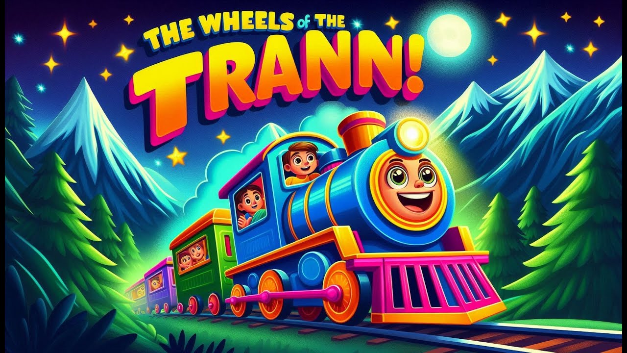 🚂 The Wheels of the Train Go Round and Round | Adventure Song for Kids ...