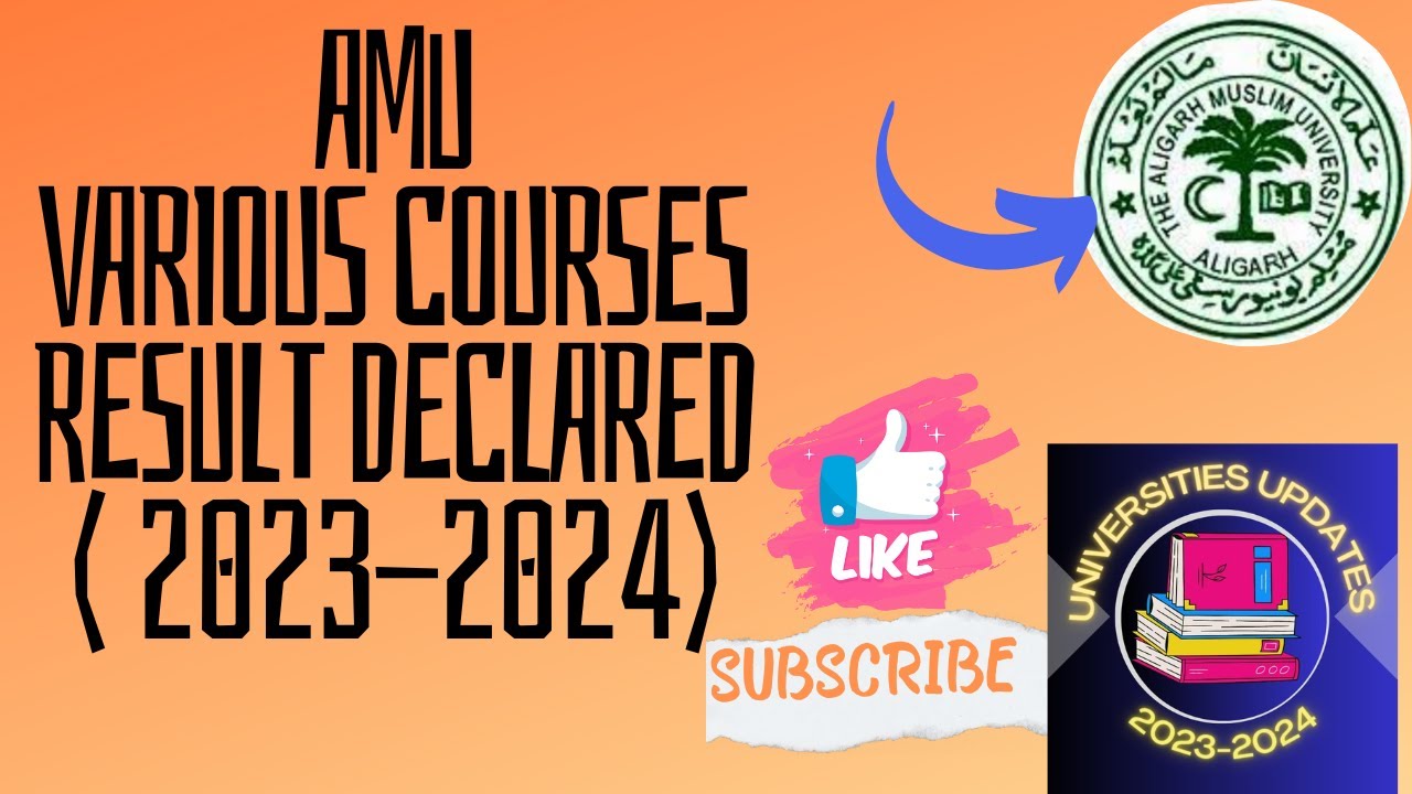 AMU ENTRANCE RESULT #2023 #variouscourses #amu - YouTube