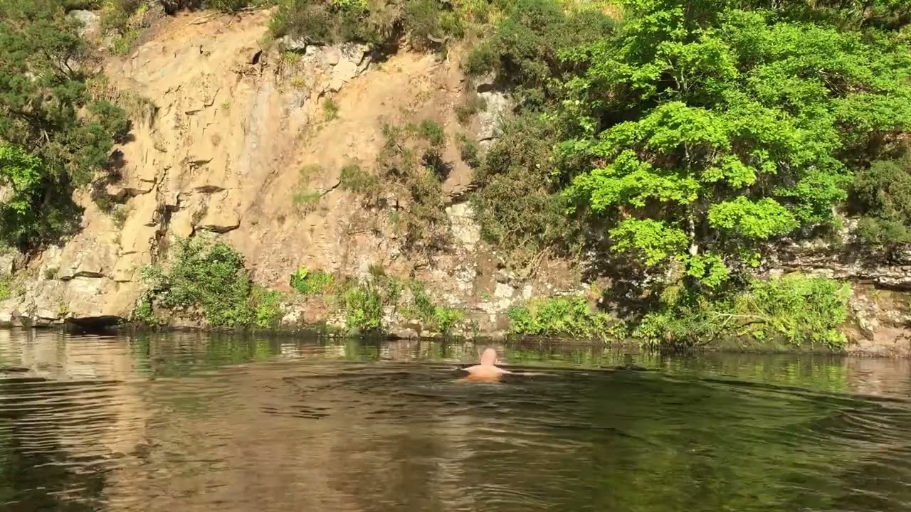 Spitchwick swim - wild swimming Dartmoor national park - YouTube