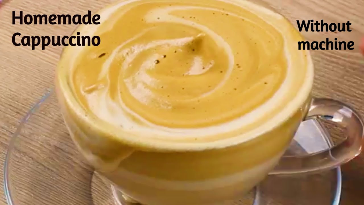 Hot Coffee Recipe | Cappuccino Cafe Style Only 3 Ingredients | Best ...