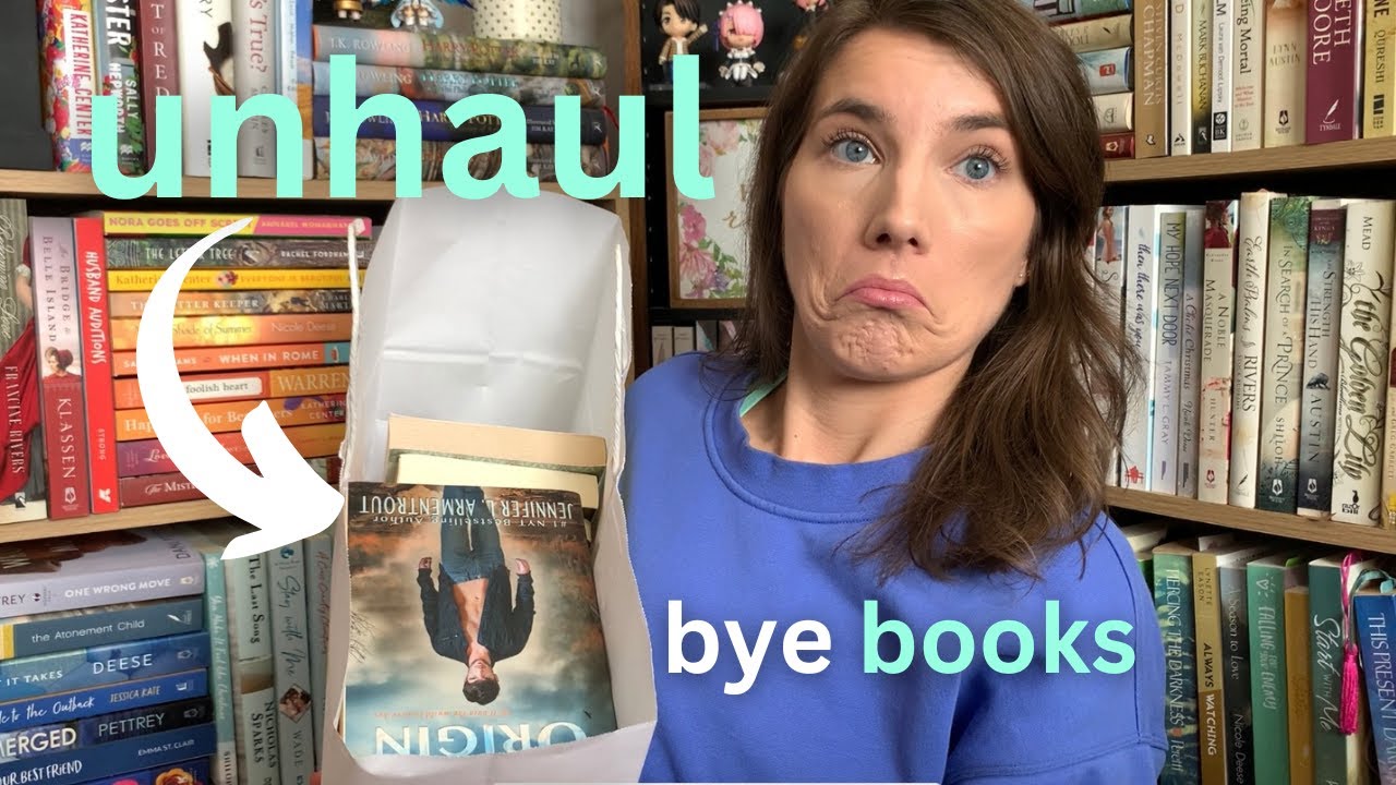 time for an UNHAUL 📚 curating my bookshelves - YouTube