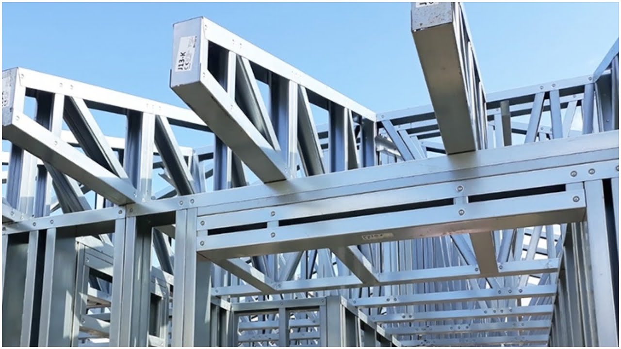 Light gauge steel frame building system for low cost housing projects ...