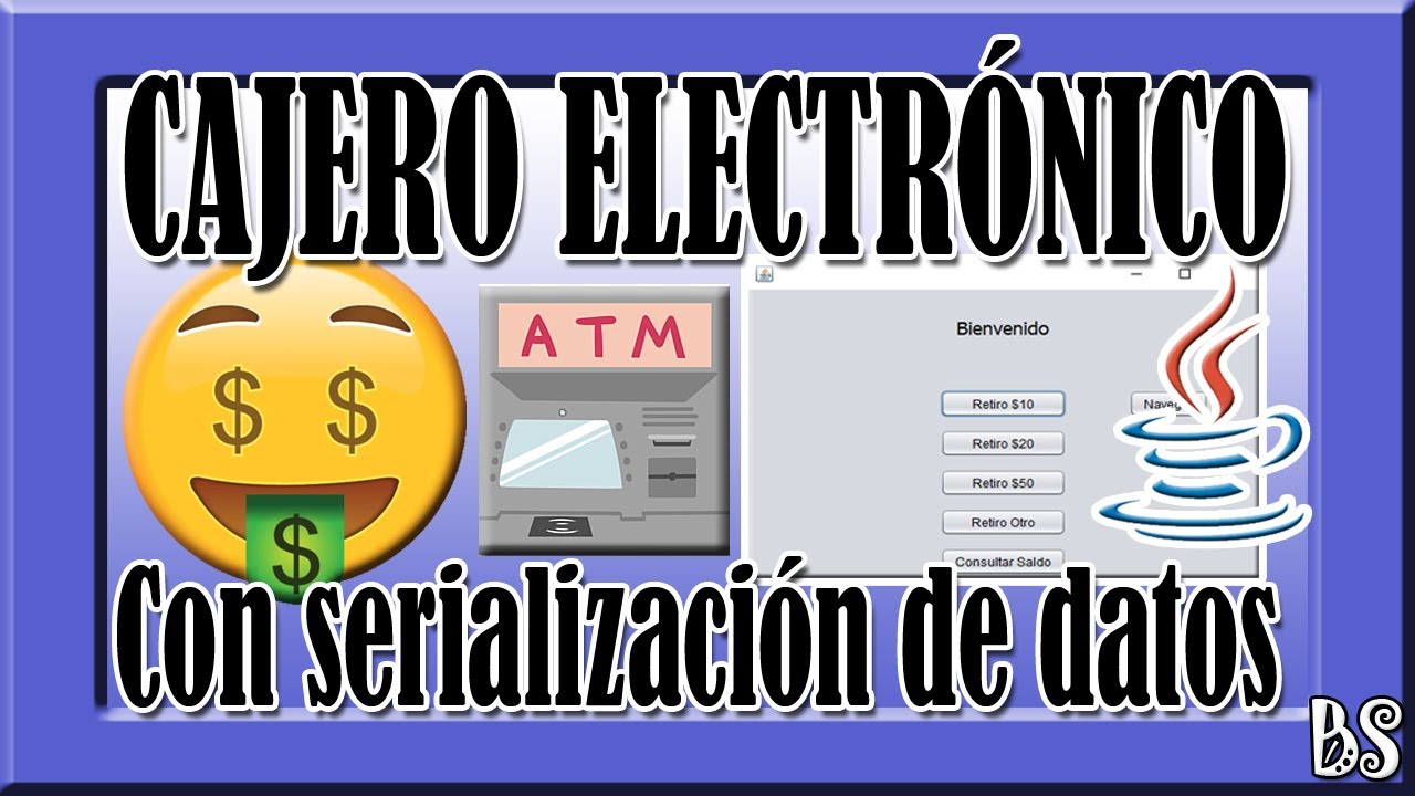 JAVA - Cajero electrónico ATM con POO - Persistencia de datos - YouTube