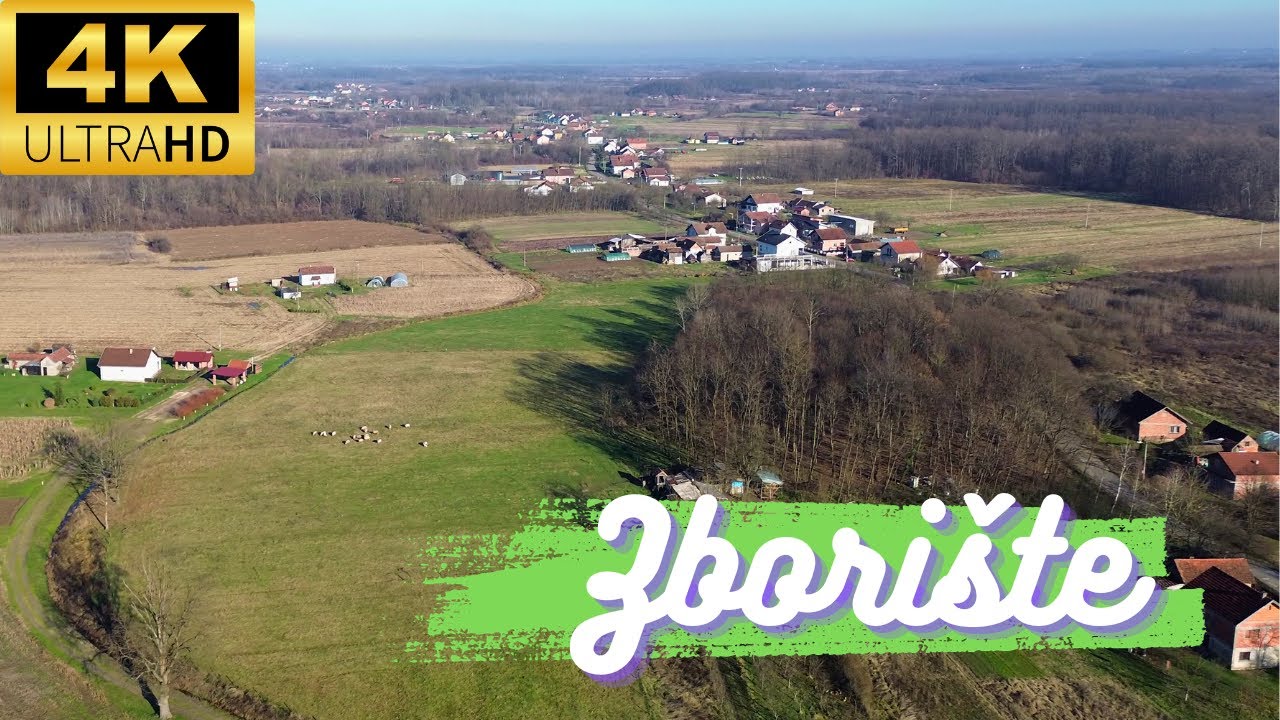 Zborište (Bos. Brod): Snimka iz zraka / dron video (4K) - YouTube