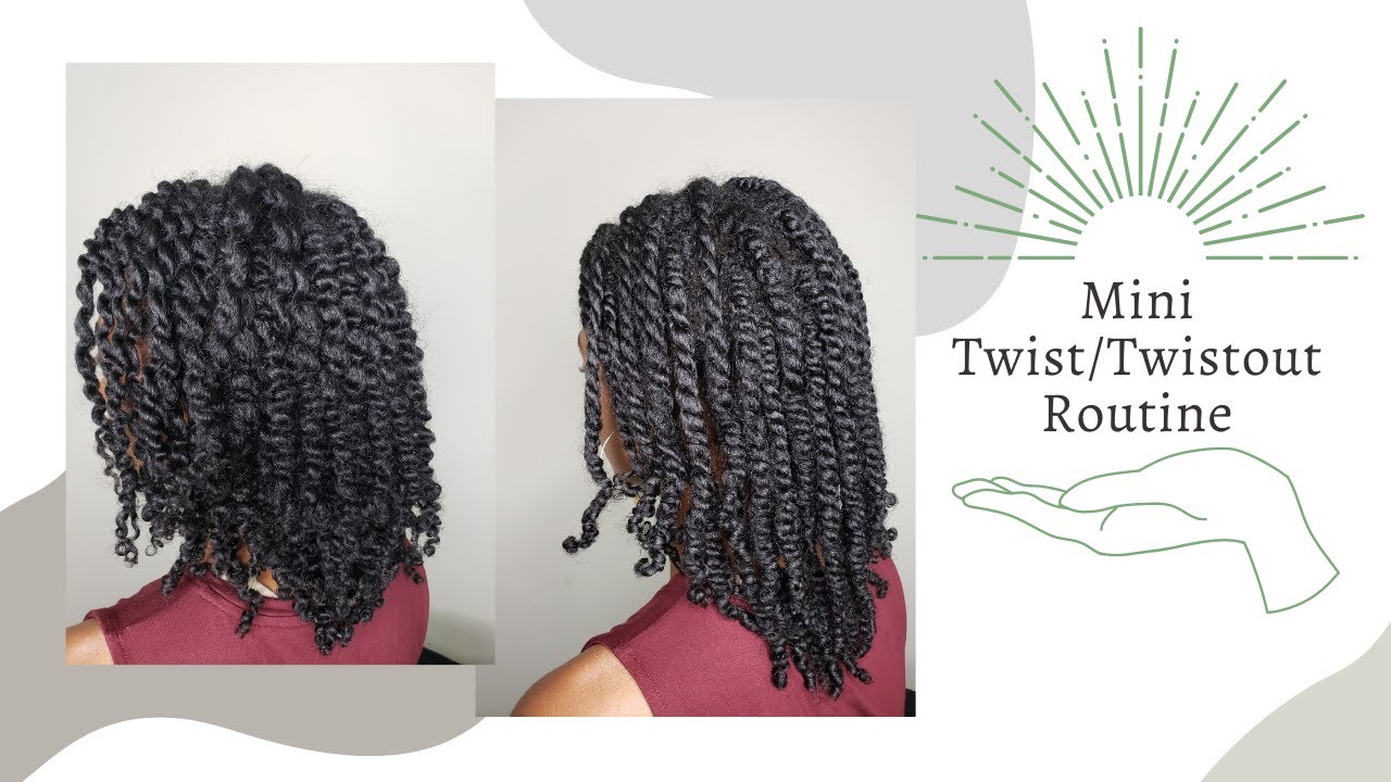 MINI TWIST/TWISTOUT TUTORIAL ON TYPE 4 NATURAL HAIR!!! - YouTube