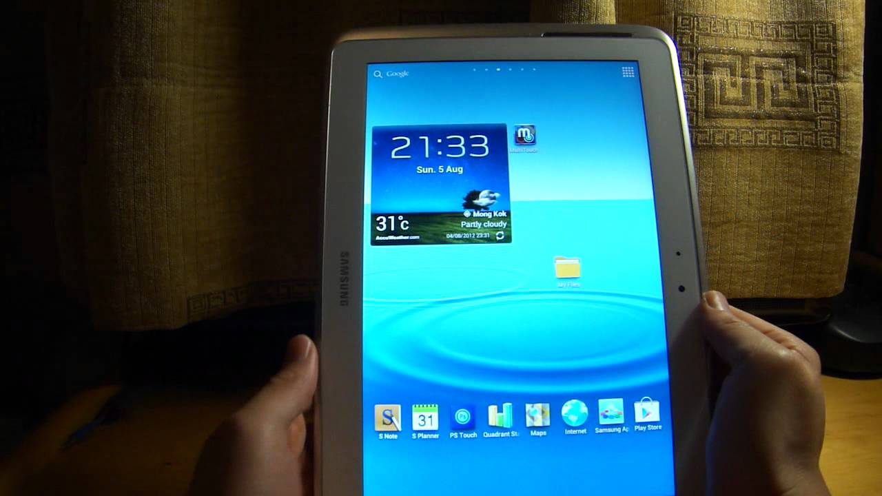 Samsung Galaxy Note 10 1 Gt N8000 Testing 1 Youtube