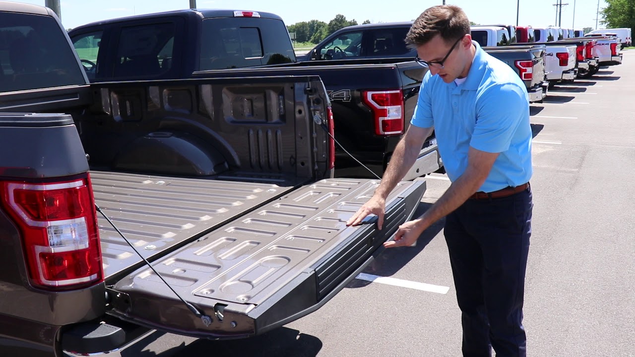 F-150 Retractable Bedstep - YouTube