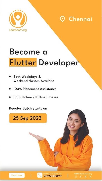 Flutter Dart Training Chennai | Flutter Developer | Developer Training in Chennai. #flutter ...