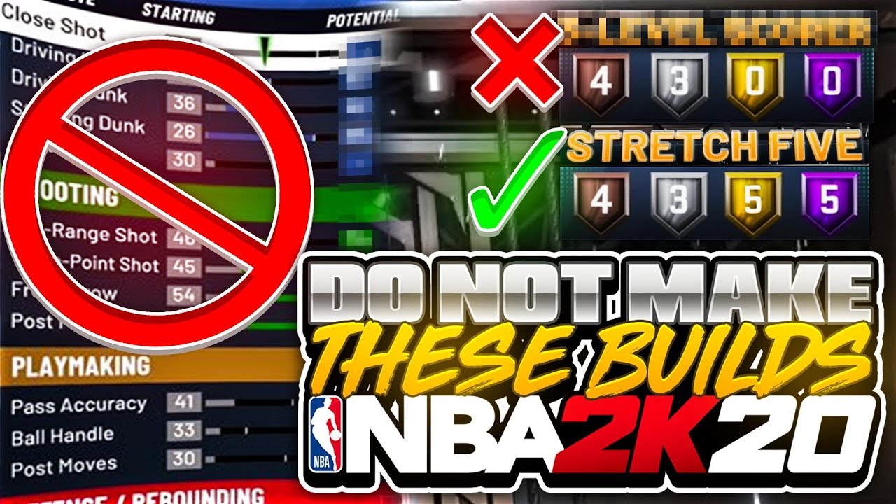 THESE BUILDS WILL RUIN YOUR LIFE! DO NOT MAKE THESE NBA 2K20 “BEST ...