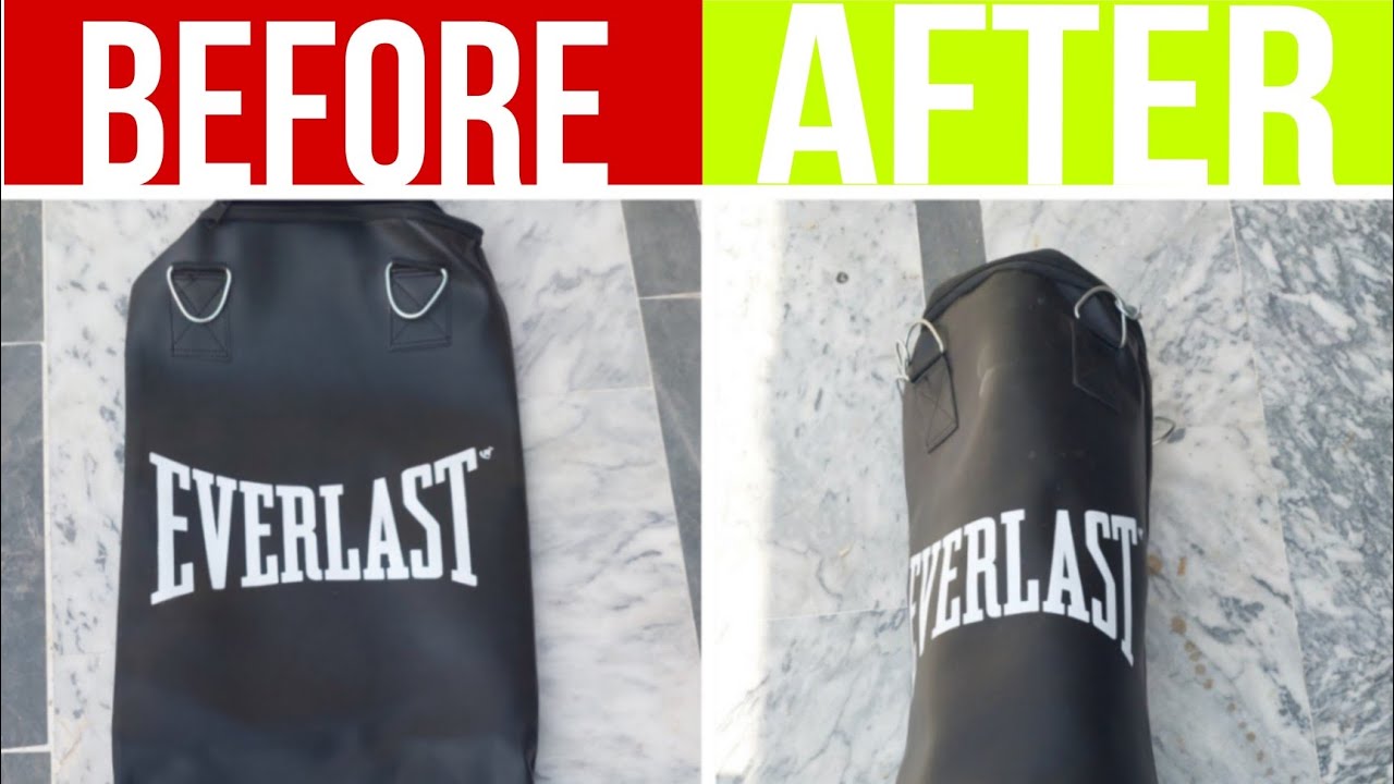 DIY: Filling an Empty Boxing Bag at Home - YouTube