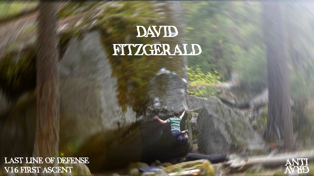 David Fitzgerald “Last Line of Defense” V16 First Ascent - YouTube